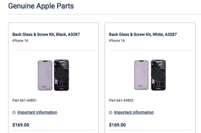 Компания Apple начала продавать запчасти для iPhone